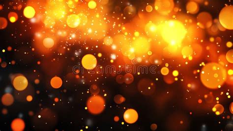 an abstract digital data flow illuminated by orange particles and