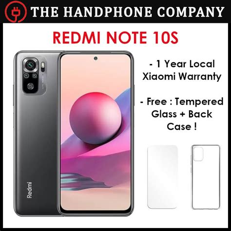 Xiaomi Redmi Note S Gb Rom Gb Ram Year Local Xiaomi Warranty Free Tempered Glass