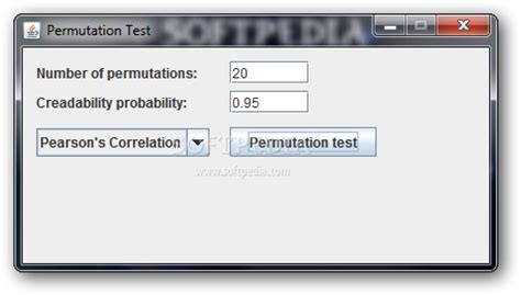 Permutation Test Download Softpedia