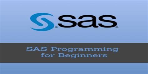 Sas Programming For Beginners
