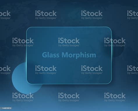 세계 지도가 있는 배경에 추상적인 모양 유리 형태 또는 유리 형태 스타일의 투명한 레이아웃 흐릿한 카드 또는 프레임 벡터 그림입니다 0명에 대한 스톡 벡터 아트 및 기타