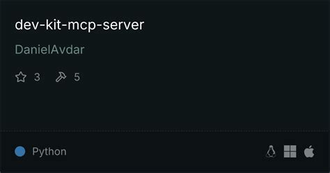 Dev Kit Mcp Server Glama Dev Kit Mcp Server Glama