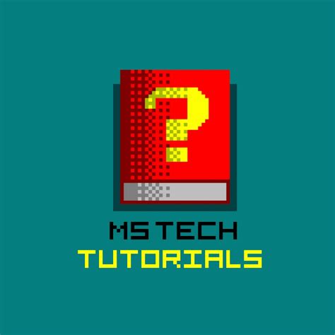 Ms Tech Tutorials Youtube