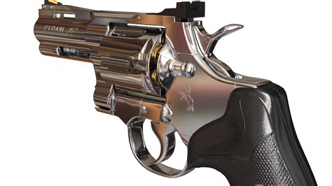 Colt Python 3d Model Turbosquid 2260449