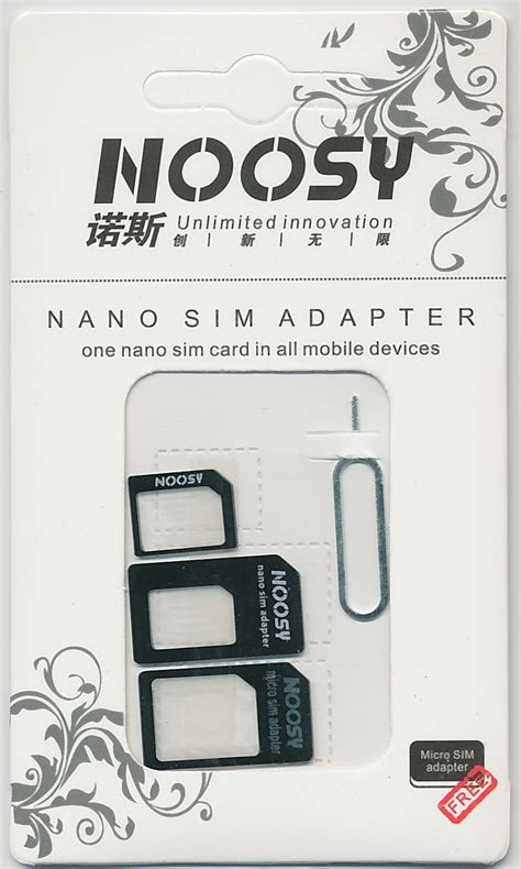 Nano SIM To Micro SIM Adapter Order Form