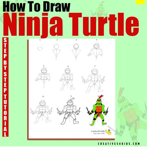 How To Draw Ninja Turtle Artofit
