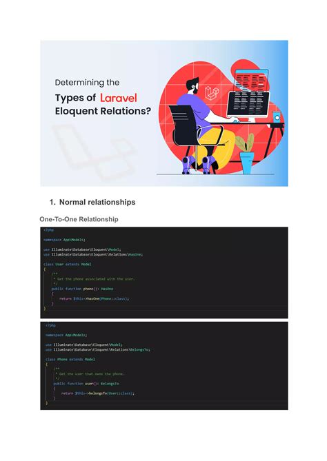 Simplified Guide On Using The Laravel Eloquent Relationspdf