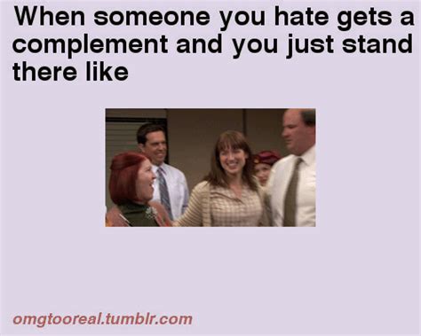 Awkward The Office Annoyed  On Er By Ballathris