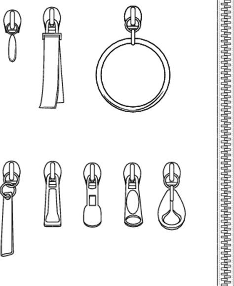 지퍼 와 지퍼 헤드 Ai 원본 파일 지퍼 일체 포함 소스 파일 Png 일러스트 및 벡터 에 대한 무료 다운로드 Pngtree