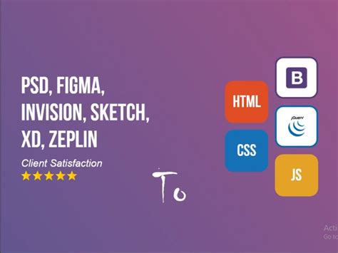 Psd Figma Sketch Adobe Xd To Html Css Bootstrap Jquery Js Upwork
