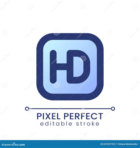 Hd Format Pixel Perfect Gradient Fill Ui Icon Stock Vector Illustration Of Gradient Website