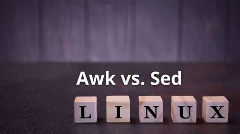 Manipulación De Texto En Linux Awk Vs Sed