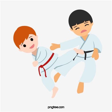 손으로 그린 태권도 스포츠 일러스트 발로 레이터 어린이 태권도 운동 Png 일러스트 및 Psd 이미지 무료 다운로드 Pngtree Taekwondo How