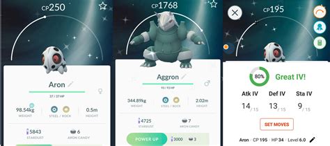 Pokemon Aron Evolution