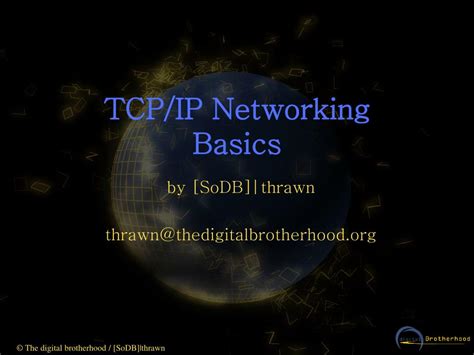 PPT - TCP/IP Networking Basics PowerPoint Presentation, free download ...