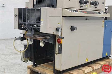 Ryobi M Two Color Offset Printing Press W Crestline Dampening System Boggs