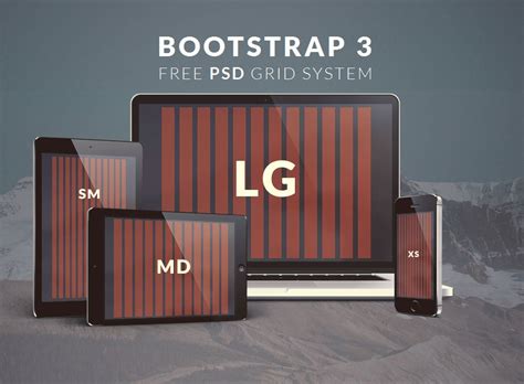 Bootstrap Grid System PSD Templates Psdshare