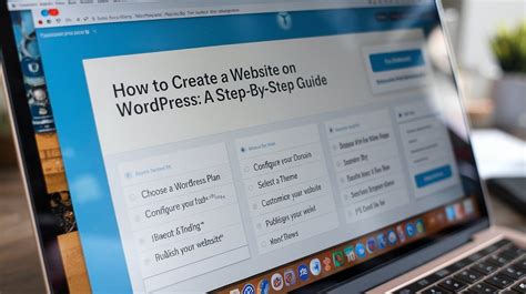 how to create a website on wordpress a step by step guide by
