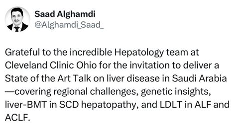 So Proud Of Saad Alghamdi Md And The Groundbreaking Work Happening At King Faisal Specialist