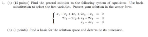 Solved 1 A 15 Points Find The General Solution To The Chegg Com