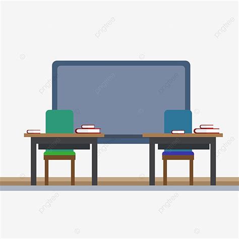 Classroom Decoration Material Pattern Classroom Cartoon Building Png