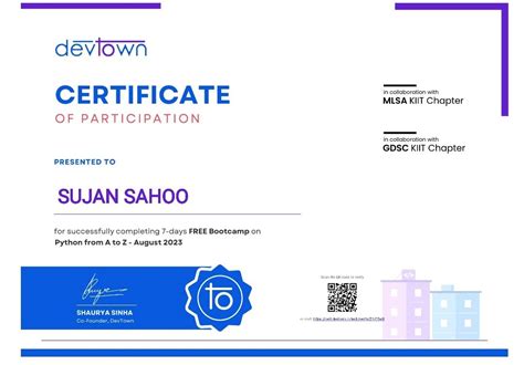 Sujan Sahoo On Linkedin Pythoncertified Codingjourney Techenthusiast Newbeginnings