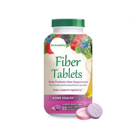 Chewable Prebiotic Fiber Tablets Nutreebioone Step Solution For