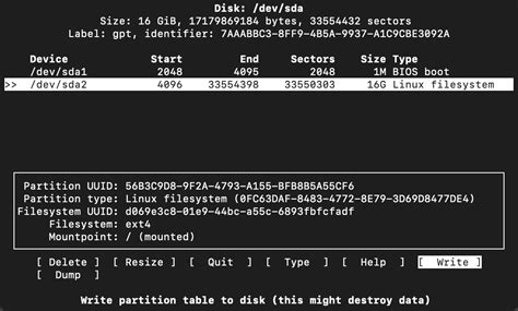 Linux Partition Resizing