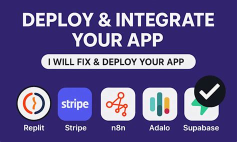 Fix Deploy Replit Apps Integrate Stripe N8n Adalo Superbase Lovable Ai App Fix By Victor