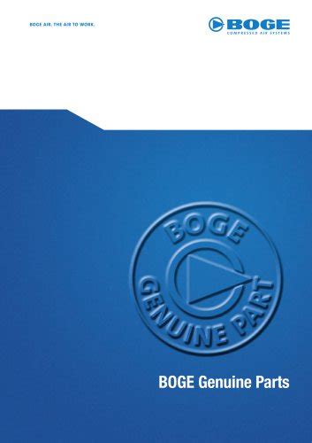 All BOGE catalogs and technical brochures