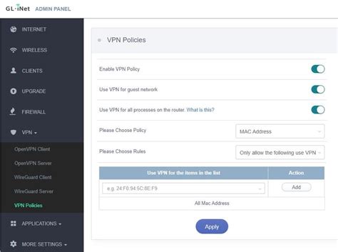 vpn client routing sw help turris forum
