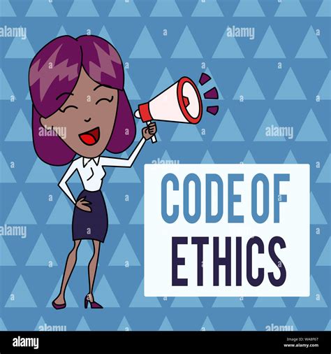 Conceptual Hand Writing Showing Code Of Ethics Concept Meaning Basic