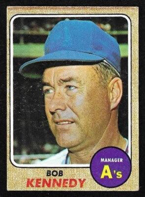 1968 Topps Baseball 183 Bob Kennedy Oakland As Vg Ex Ebay