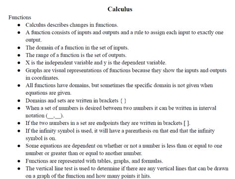 Calculus Notes Classful