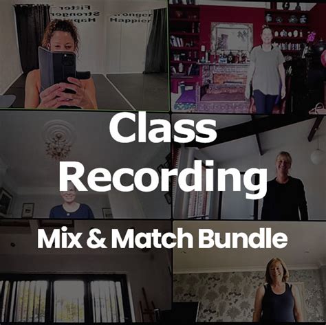 Class Recordings X 10 Laras Fitness