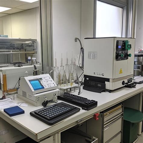 A Lab Setup For Synthesizing And Characterizing Metalligand Complexes Premium Ai Generated Image