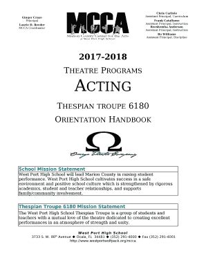 Theatre Program Template Doc Template PdfFiller