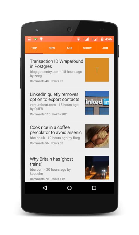 I Created A New Design For My Hacker News Client Appreciate Your