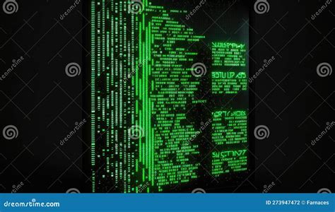 Binary Code Symbols Stock Illustration Illustration Of Computer