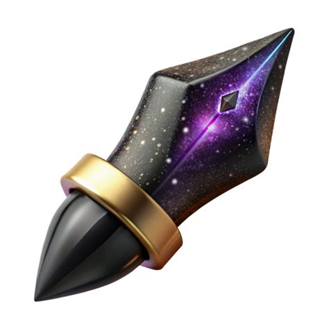 Extraordinary Abstract Black Ink Pen Nib Cutout Detailed 60167466 Png