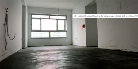 Discover The Benefits Of Self Leveling Cement Screed