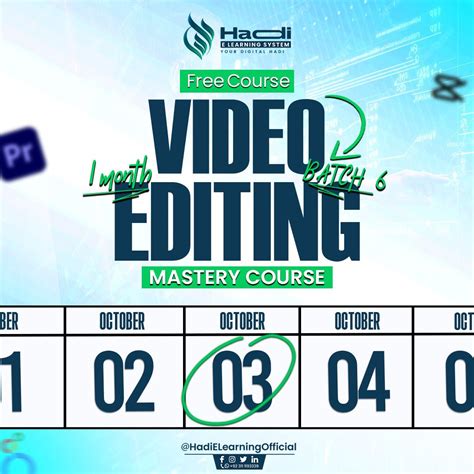 Hadi E Learning On Linkedin Videoediting Freevideoeditingcourse