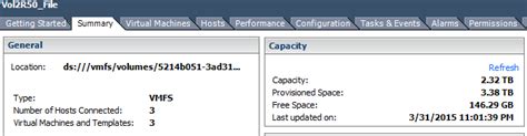 Vmware Capacity Provisioned Free Used Virtualization Spiceworks Community