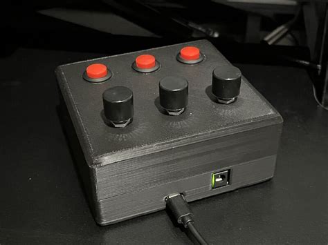 Prototype Midi Controller Using Arduino Leonardo 3d Printed Chassis