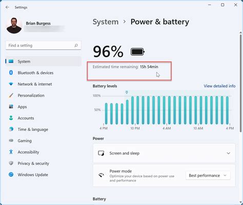How To Check Battery Time Remaining On Windows 11