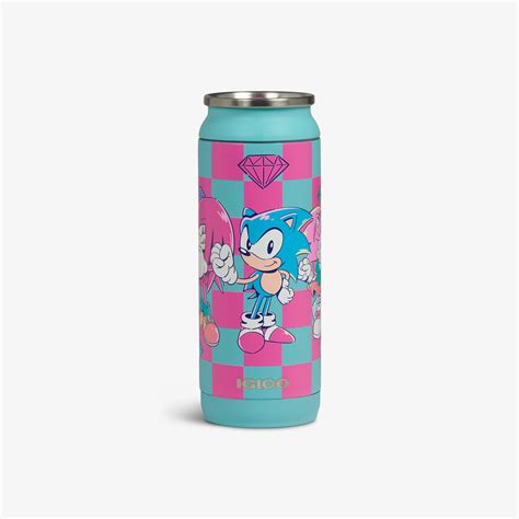Sonic The Hedgehog And Friends 16 Oz Can Igloo