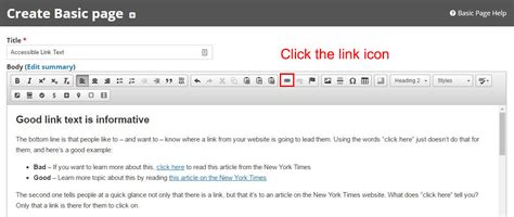 Link To Other Pages Content Web Express Support Drupal