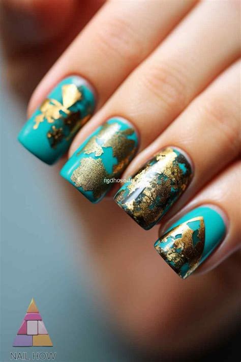 Gem Of The Sea Explore Exciting Turquoise Nail Designs For A Tropical