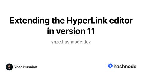 Extending The Hyperlink Editor In Optimizely Cms Version 11 Roptimizely