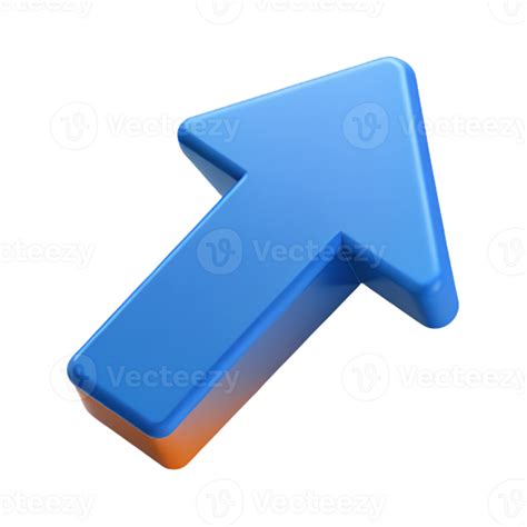 Glorious Standout Single Weight Stroke Isometric Arrow Pointing Up Clean Lines With Scalable